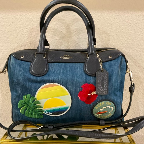 Coach | Bags | Coach Sunset Denim Crossbody | Poshmark